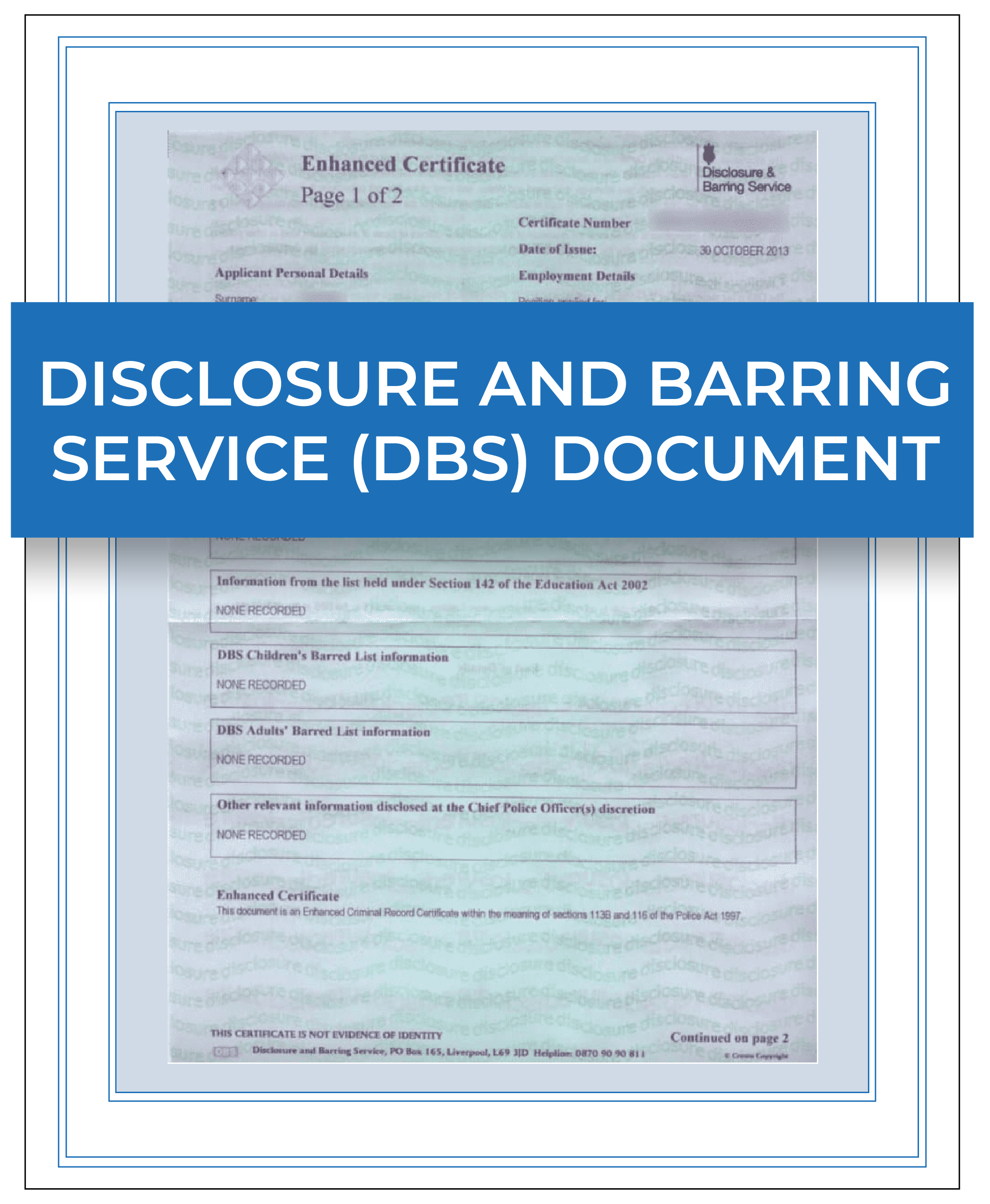 DBS Check Apostille | Fast UK Criminal Record Legalisation – 1st Apostille