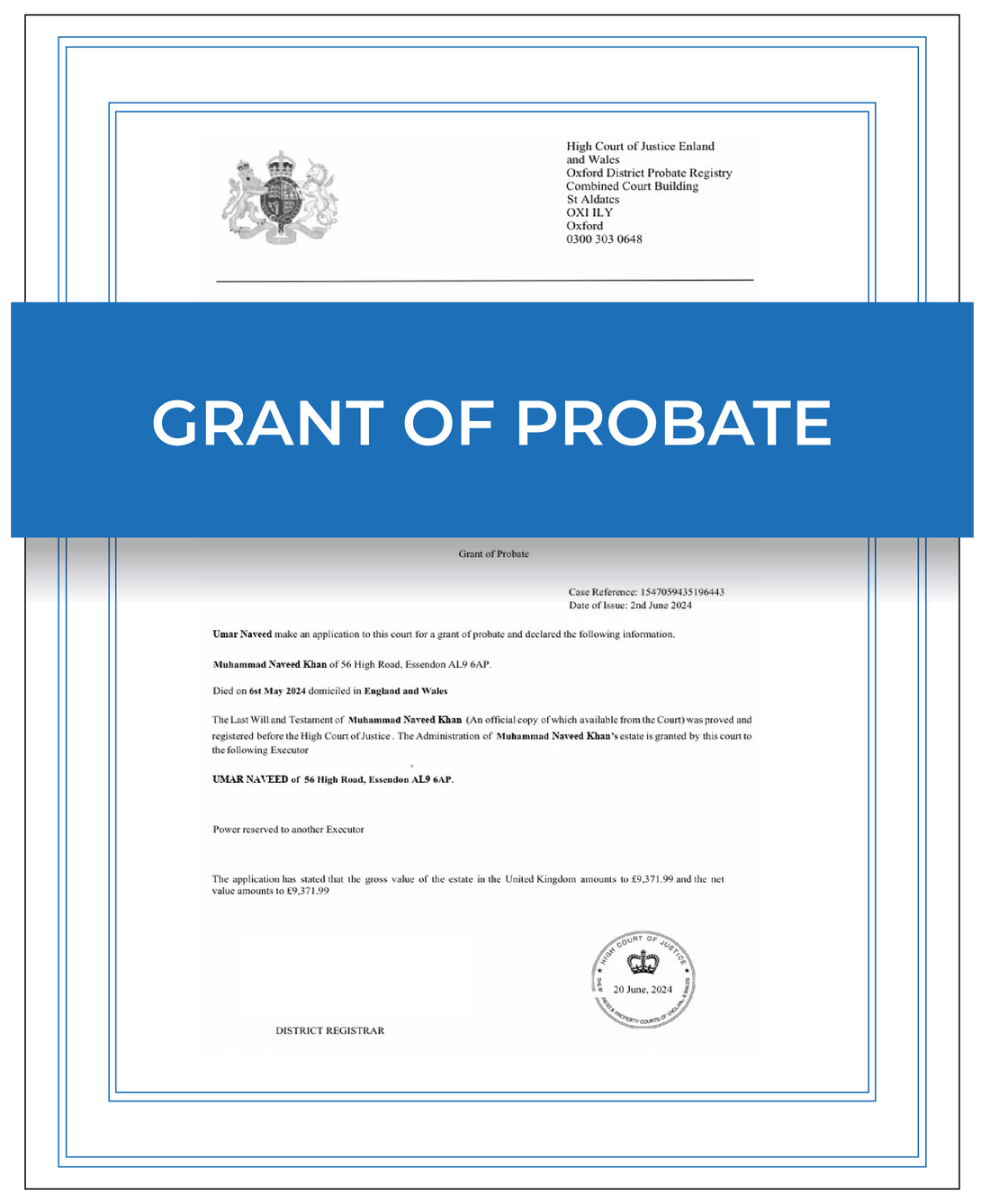Grant of Probate Apostille | UK Inheritance Document Legalisation – 1st ...