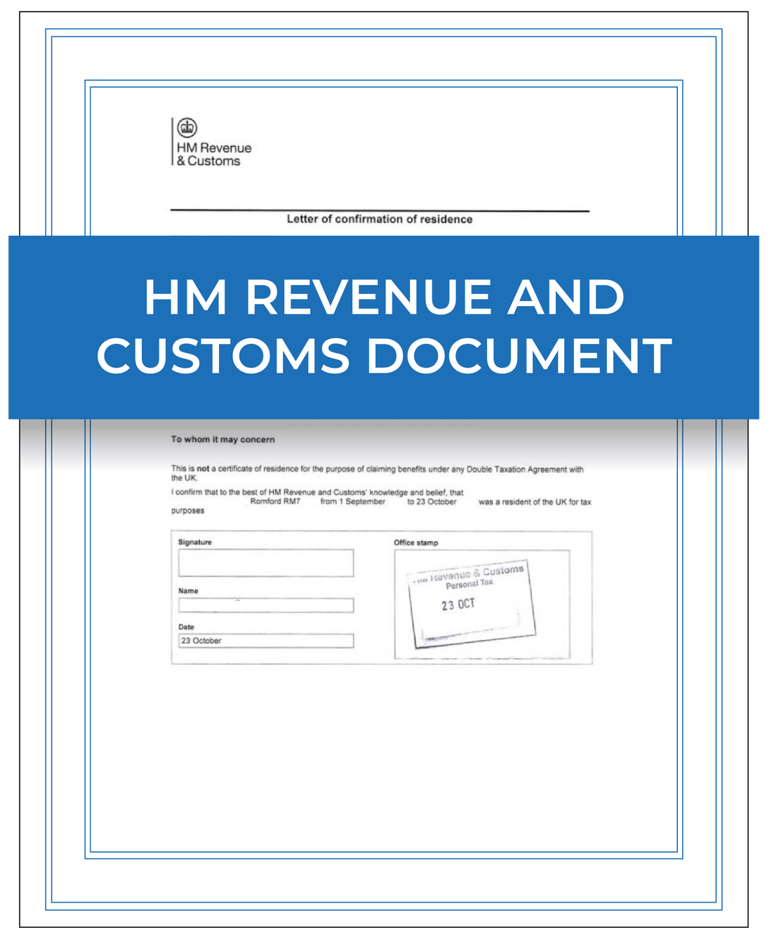 HMRC Document Apostille | UK Tax Document Legalisation – 1st Apostille