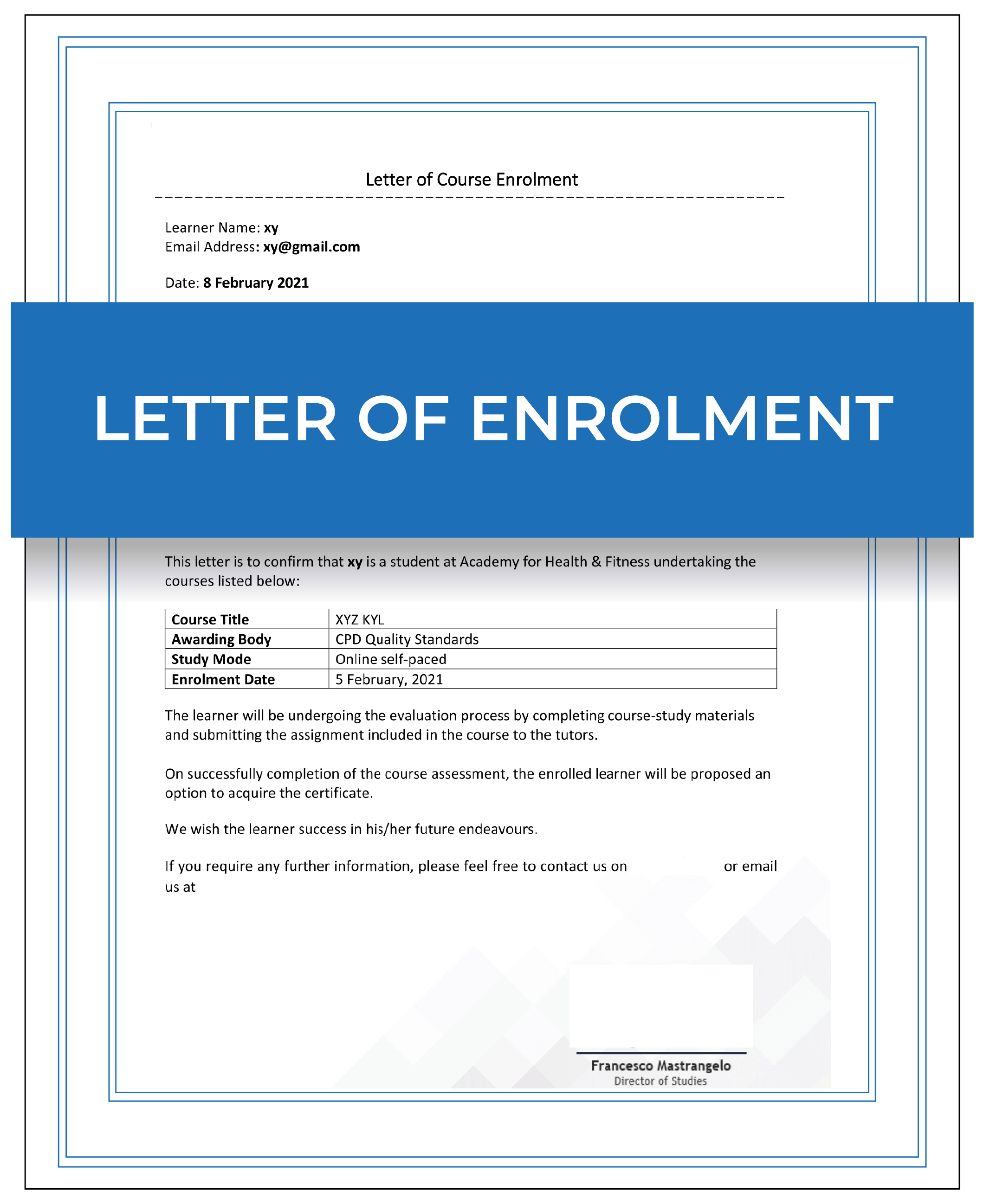 Letter of Enrolment Apostille | UK Student Document Legalisation – 1st ...