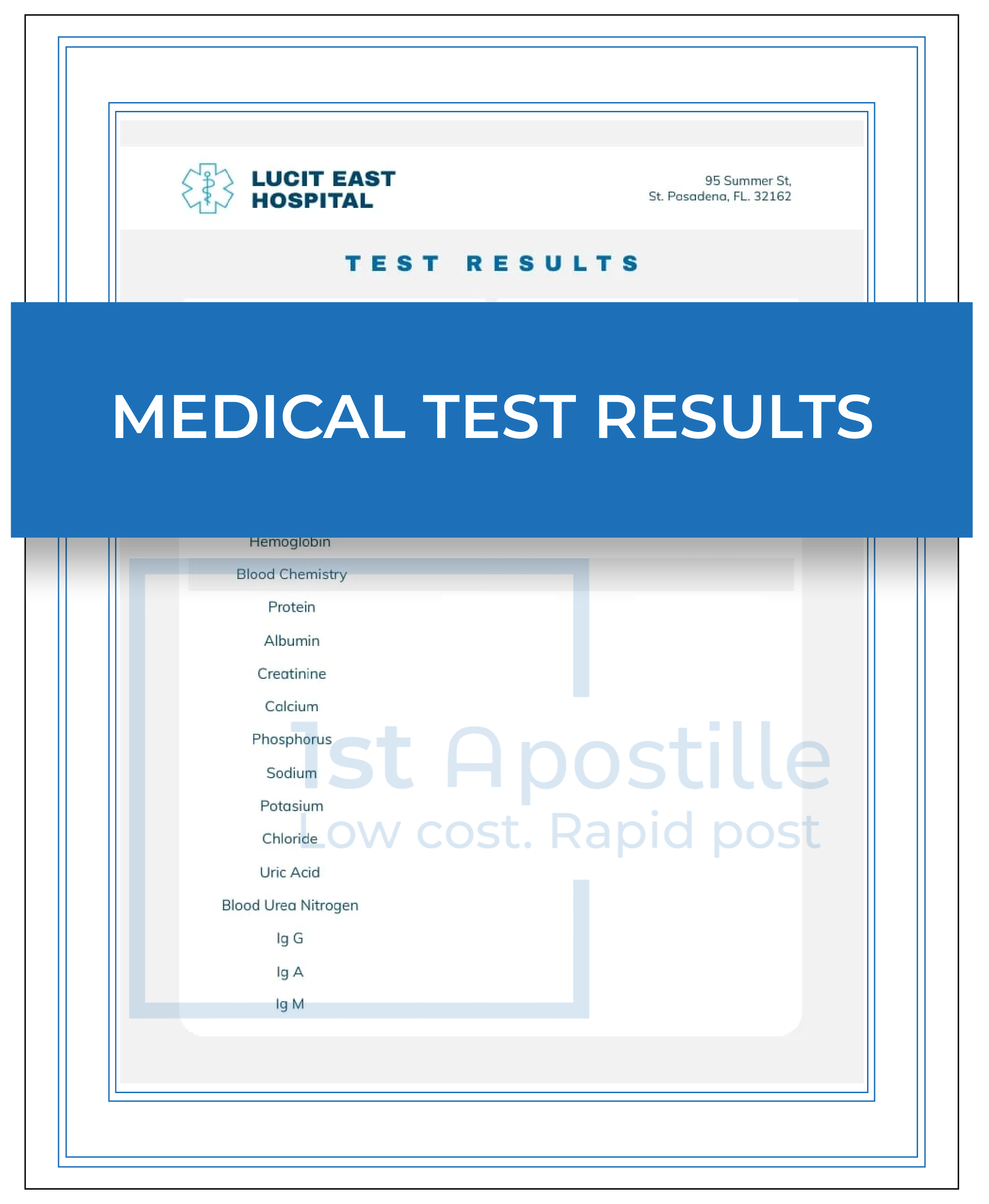 Medical Test Results Apostille | Apostille for Lab Reports – 1st Apostille