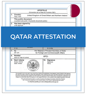Qatar Attestation Service | UK Document Legalisation – 1st Apostille