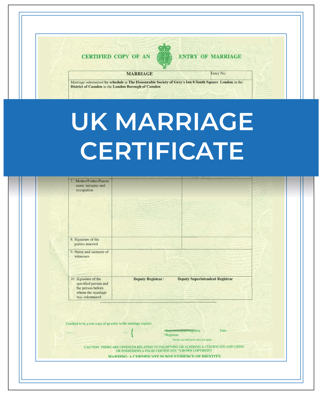 UK Marriage Certificate Apostille | Fast Legalisation Service – 1st ...
