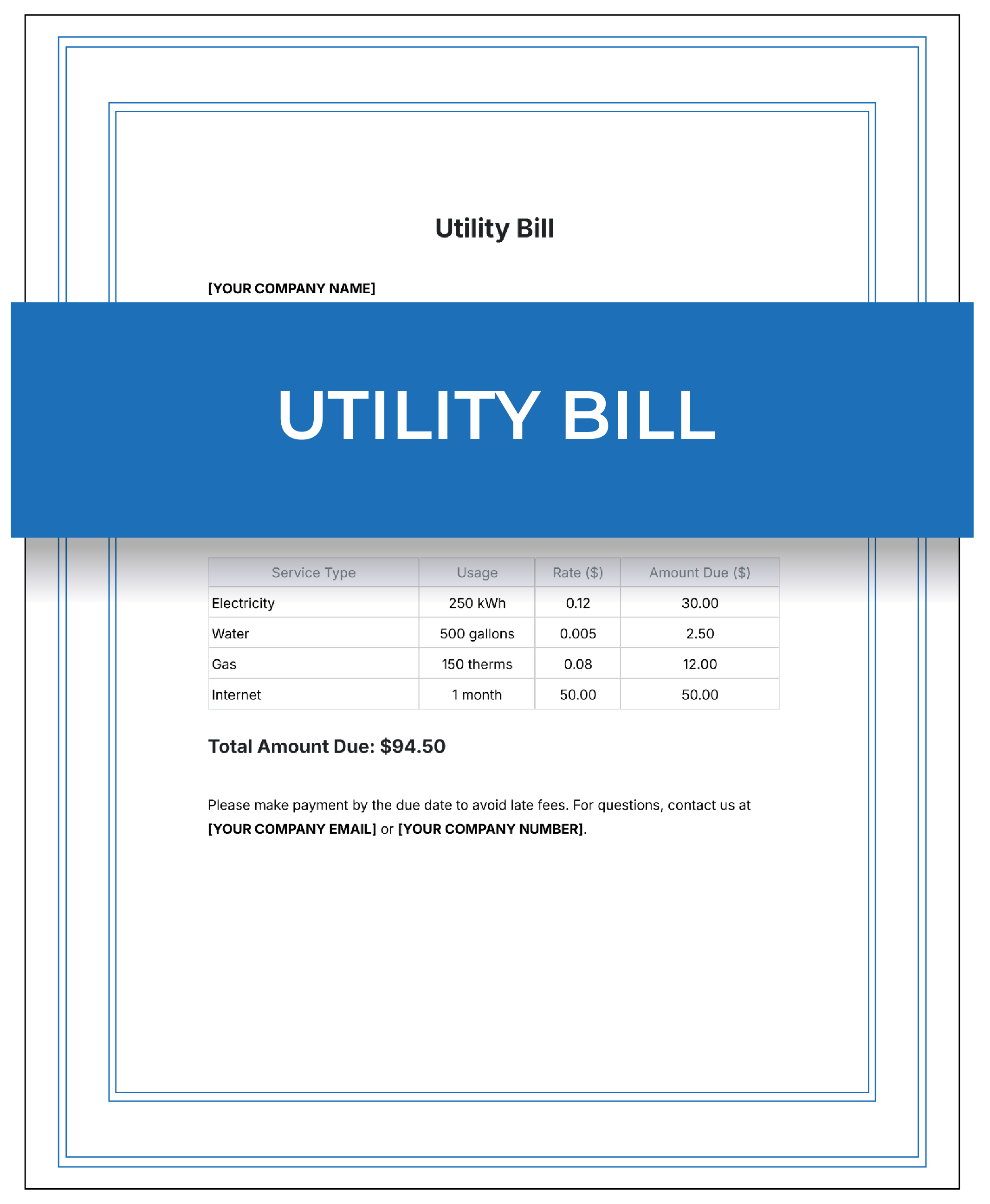 Utility Bill Apostille | Address Proof Legalisation UK – 1st Apostille